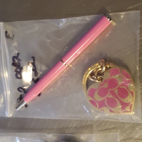 Coach | Accessories | Coach Keyring And Coach Mini Pen | Poshmark